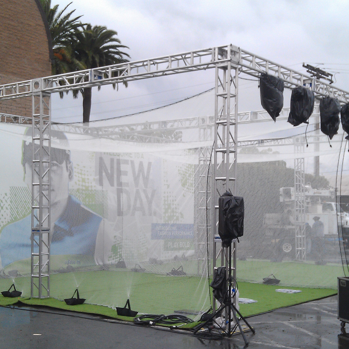 Temporary Show Cages for your Facility or Event - Judge Netting